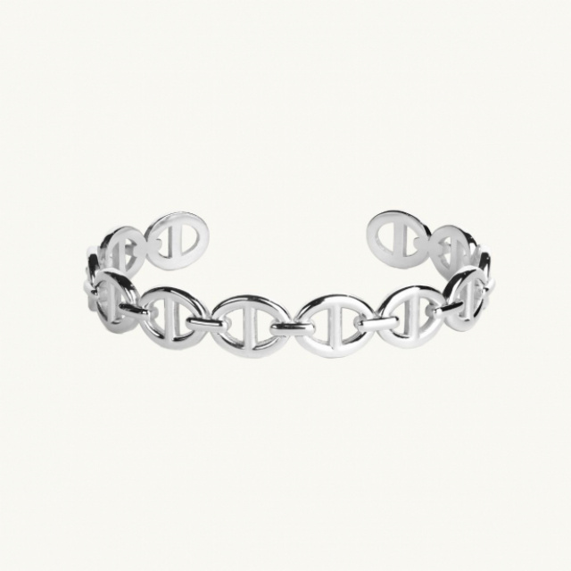 ANCHOR BANGLE SILVER | EMMA ISRAELSSON
