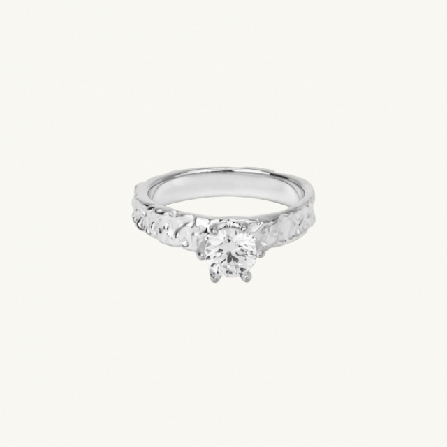 QUEEN RING S WHITE SILVER | EMMA ISRAELSSON