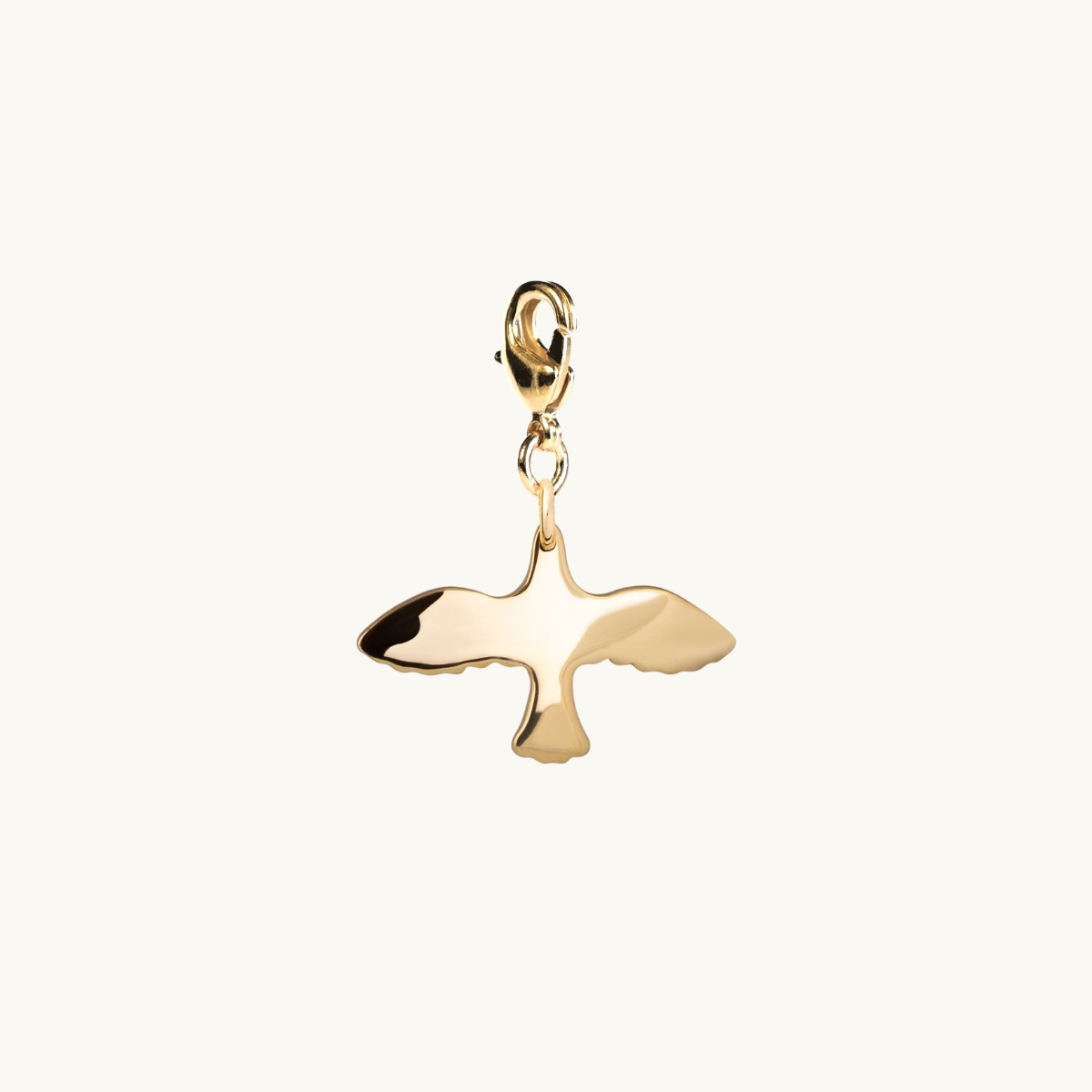 ORGANIC HEART CHARM GOLD | EMMA ISRAELSSON