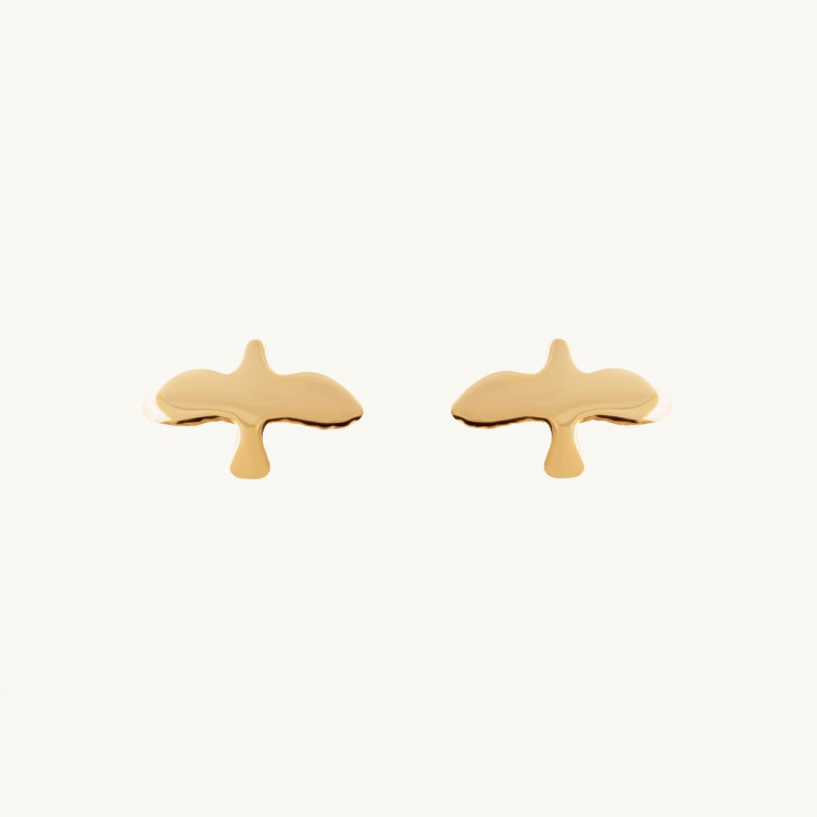 GOLDEN SMALL DOVE NECKLACE | EMMA ISRAELSSON