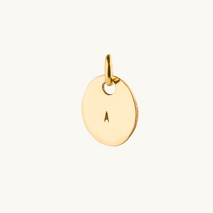 18K LETTER COIN | EMMA ISRAELSSON