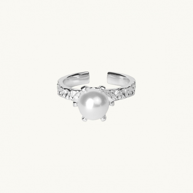 PEARL PRINCESS RING SILVER