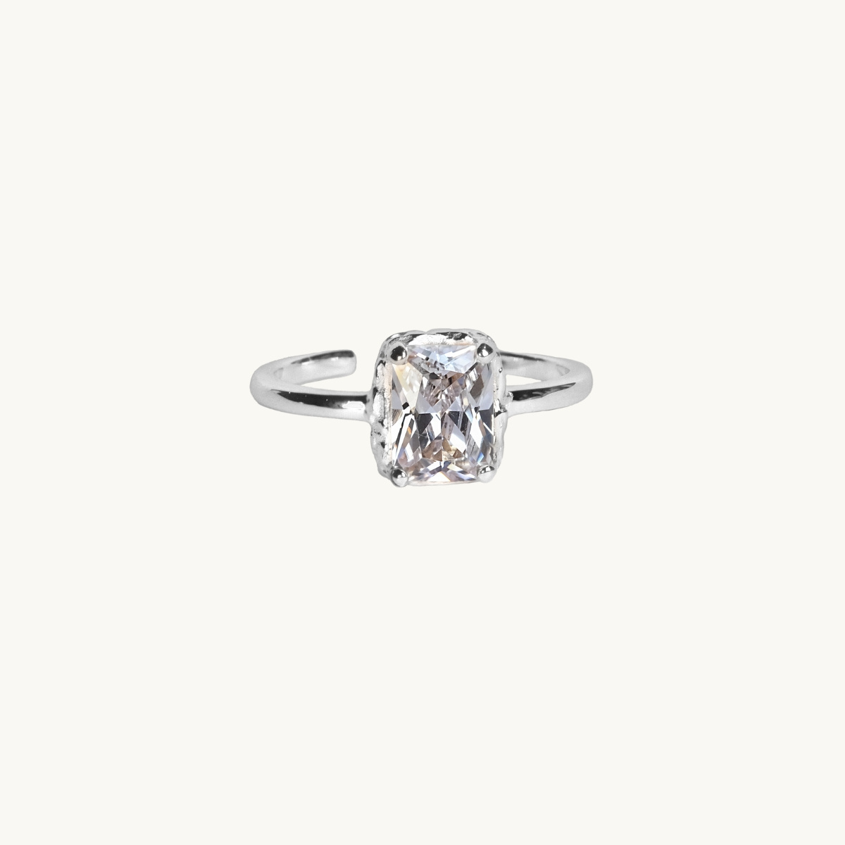 QUEEN RING S WHITE SILVER | EMMA ISRAELSSON